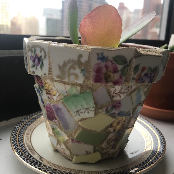 Monarch Butterfly With Blue Forget Me Nots Stained Glass Mosaic ...