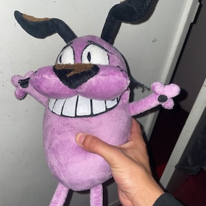 Plush Inspired by the Cartoon Character Courage the Cowardly Dog 9,8 25 ...