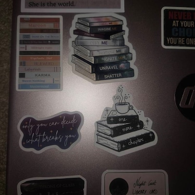 Shatter Me Sticker Tahereh Mafi Colleen Hoover PNG Elle Kennedy Sticker ...