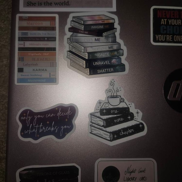 Shatter Me Sticker Tahereh Mafi Colleen Hoover PNG Elle Kennedy Sticker ...