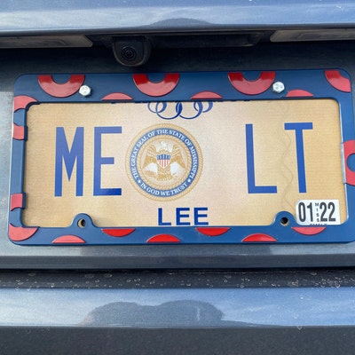 Phish / Raised Donuts / Plastic License Plate Frame - Etsy