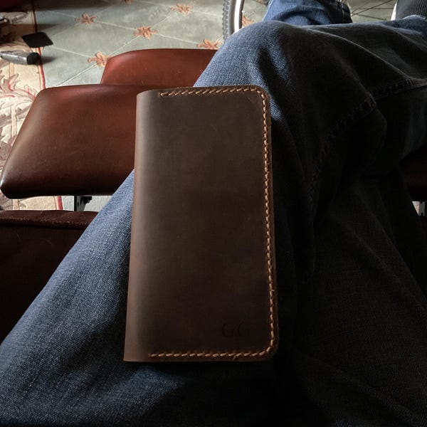 Rustic Leather Travel Diary Log , Personalized Refillable Leather ...