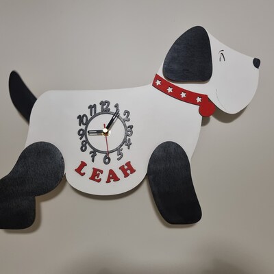 Chicken Personalised Wooden Pendulum Children's Clock - Etsy