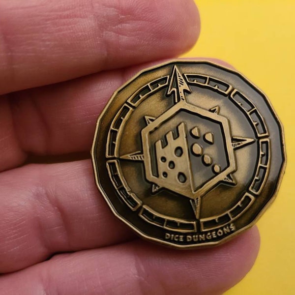 Inspiration Coin Tokens (antique Gold) for D&D, Dungeons and Dragons ...