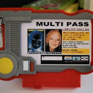 Multipass Korben Dallas From the Movie the 5th Element - Etsy