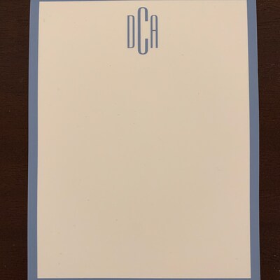 Monogrammed Notepads of Personalized Writing Paper for Women or Men ...