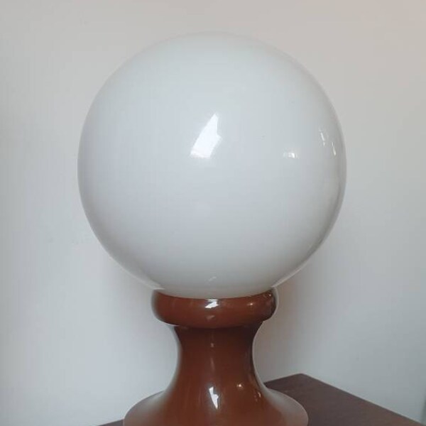 Pair of White Vintage Ikea coda Table Lamps / Bedside Lamps From the ...