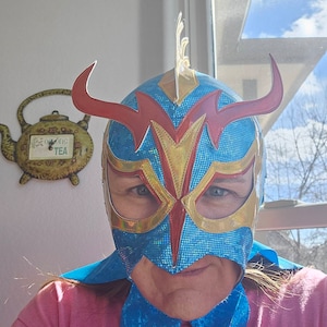 Usa MIDDLE FINGER Wrestling the Bird Mask Luchador Costume Wrestler ...