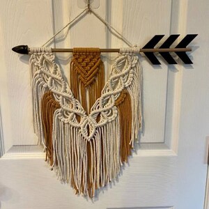 Macrame Antler Tutorial Pattern Wall Hanging, Digital Download, Witchy ...