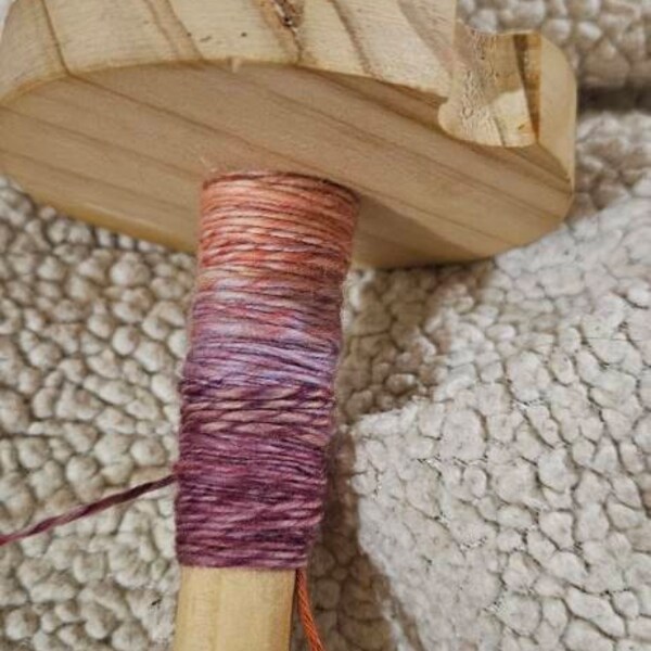 Drop Spindle Kit for Beginner W/ Fiber Top Whorl Handspinning Spindling ...