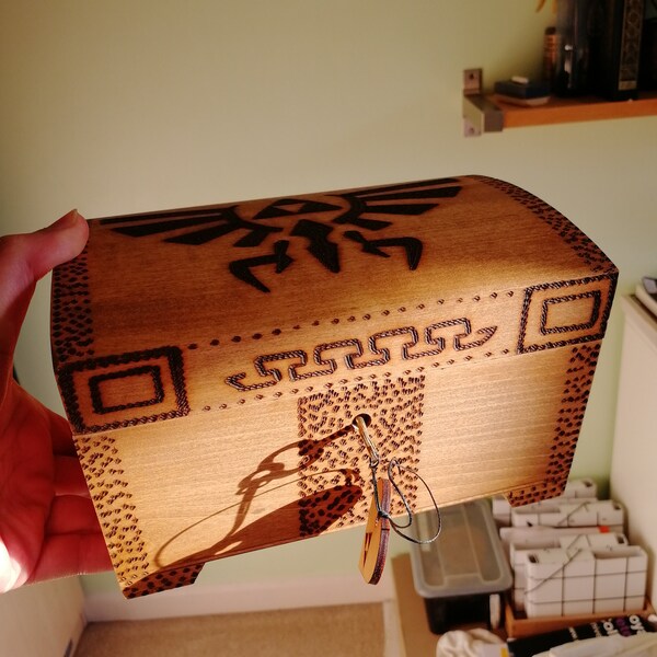 Legend of Zelda Inspired Lockable Keepsake Box for Zelda Fan Gift for ...