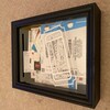 Ticket Box Keepsake Personalised Frame Memory Box Gift Concerts ...