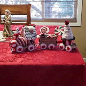 Christmas Amigurumi Pattern Gingerbread Train Engine Christmas Ornament ...