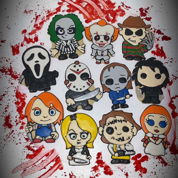 Horror Movie Villains Cookie Cutters: ABS Plastic, Dishwasher Safe - Etsy