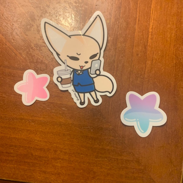 Fenneko Vinyl Sticker - Etsy