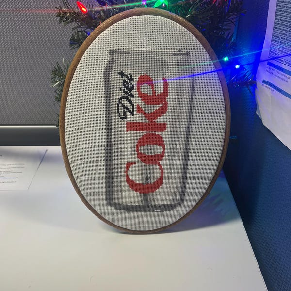 Diet Coke Can Cross Stitch Pattern - Instant PDF Download for Soda ...