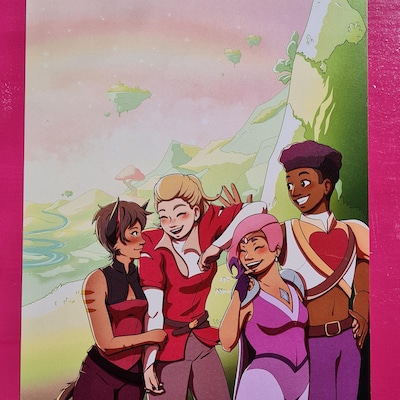 Catradora Glitter Enamel Pin Shera Pin Catra Adora Hard Enamel - Etsy