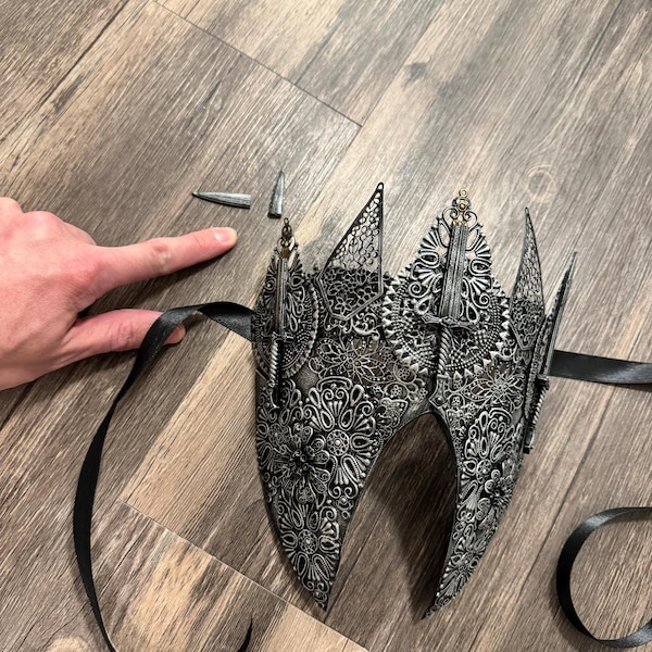 Bird Skull Mask, Gothic Masquerade Mask for Her, Blind Mask, Witch Mask ...