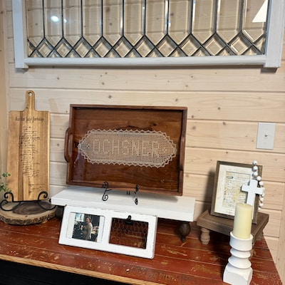 Farmhouse Table Box Centerpiece Handmade Rustic Decor Extra Large Table ...