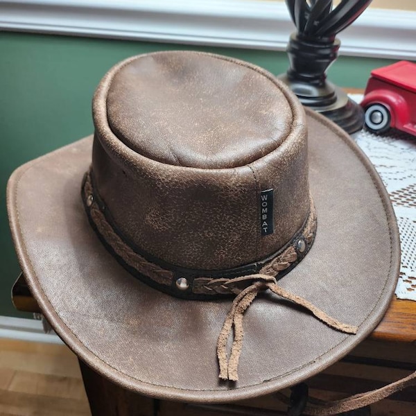 Canvas Cowboy Hat, Waxed, Canvas Hat, Waterproof Hat, Bush Hat ...