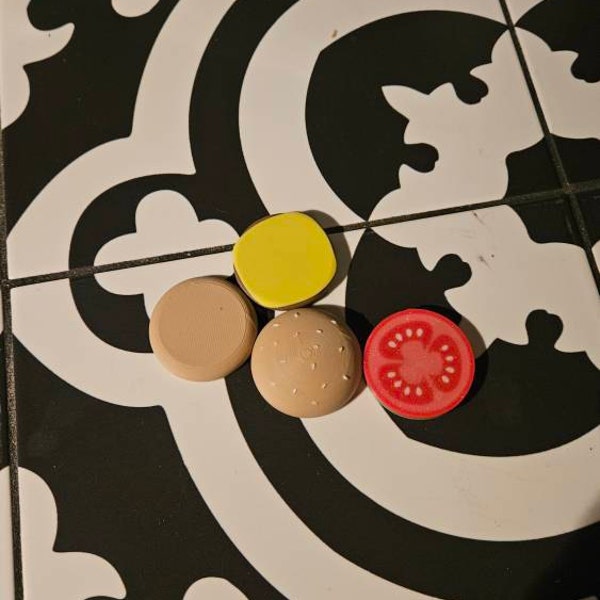 Cheeseburger Magnetic Fidget Toy 4 Piece Magnetic Slider Stim Toy ...