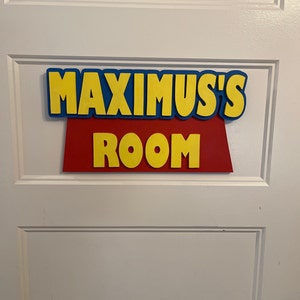 Als Toy Barn Wooden Wall Plaque / Sign. Toy Story Nursery - Etsy