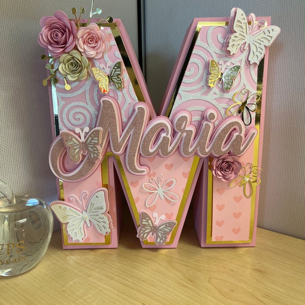 Personalized 3D Letters, Personalized Letters, 3D Letters, Custom 3D ...