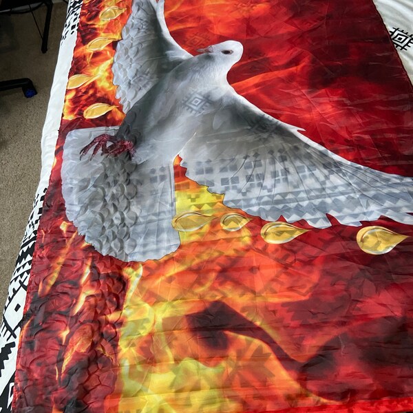 Holy Spirit Fire Dance Flag: Worship & Praise Flags - Etsy