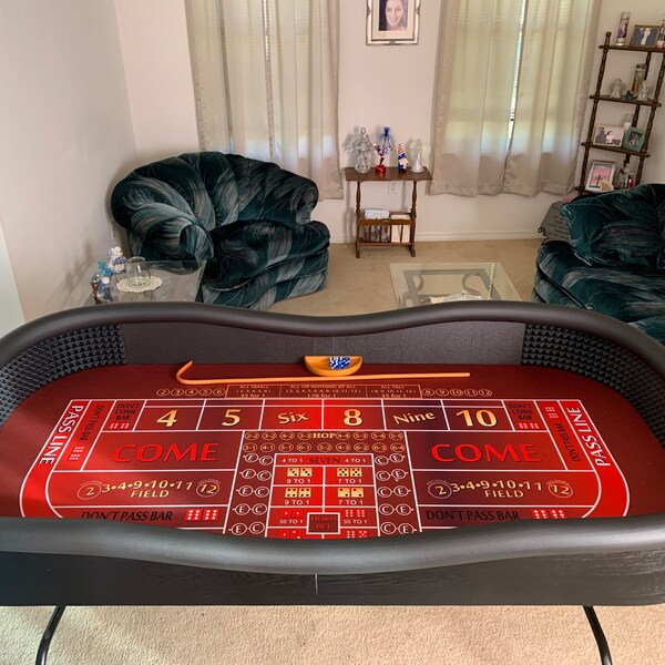 ATS (all Tall Small) & Hop Bets Craps Table, Rubber Diamond Walls, and ...