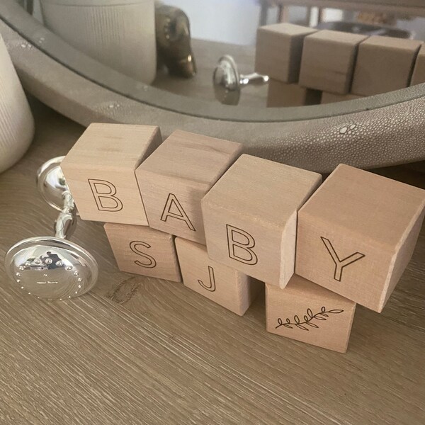 Custom Name Blocks | Personalized Blocks, Personalized Baby Name Blocks ...