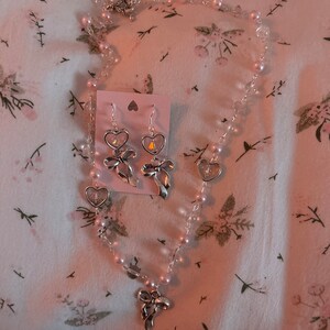 Decorator Coquette Dollette Hyperfeminine Ribbon Charm Necklace - Etsy