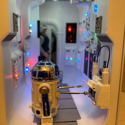 Sci-fi Book Nook. Bookshelf Decorationaction Figure Display. Bring a ...