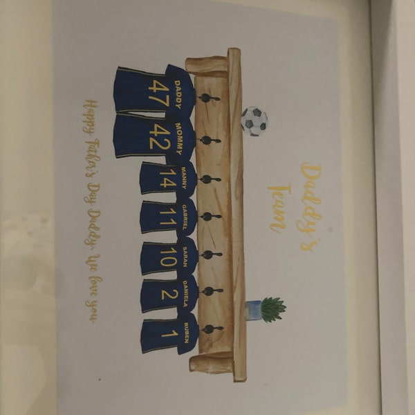 Fathers Day Football Gift - Fathers Day Print - Football Print - Daddy ...