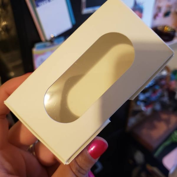 Business Card Box With Window SVG Template: Cricut & Silhouette Cut ...
