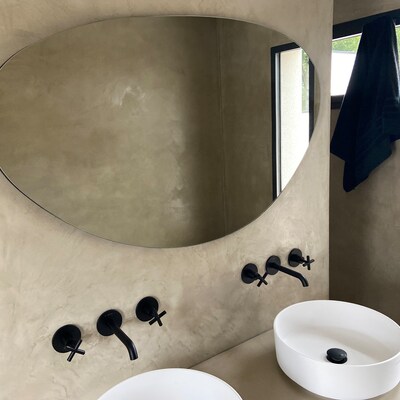 Modern OAK Frame Round Mirror Decorative Hanging Mirror - Etsy