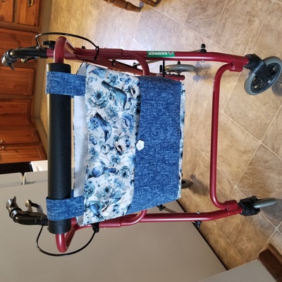 Woman's Walker Caddy With Lilies, Ready to Ship, Walker Tote Bag Purse ...