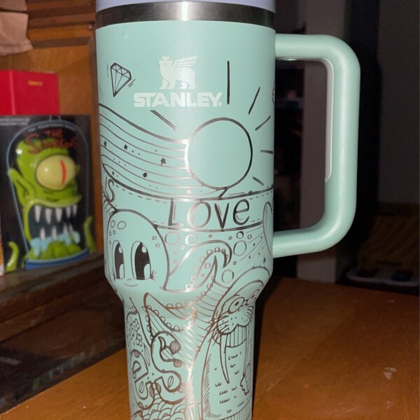 Pickles Engraved Stanley Cup and Other Generic Brands. 30oz and 40oz ...