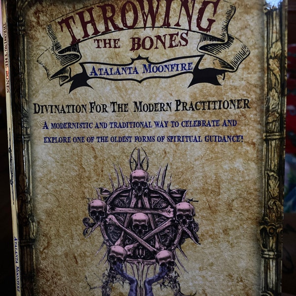 Throwing the Bones Book & Kit 129 Pgs and 15 Pc Learn to Throw the ...