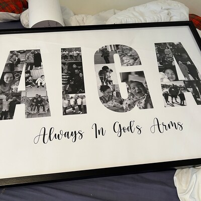 Custom Shape Photo Collage Personalized Photo Gift Collage - Etsy