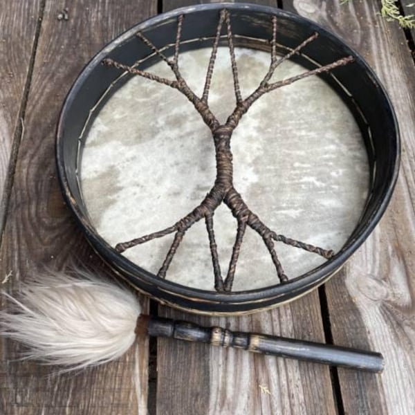 Shaman Drum Roda, Hand Percussion Drum, Soul Music Ritual Drum ...