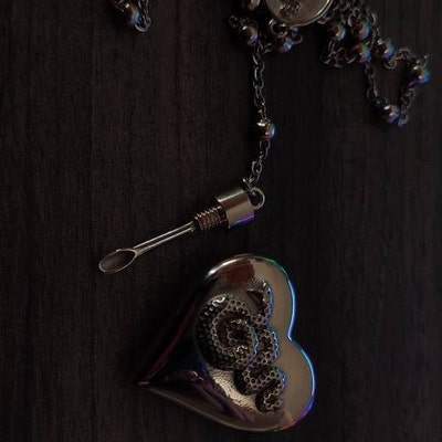 Lana Del Rey Style LDR Stainless Steel Heart Necklace 5.0 Ships From ...