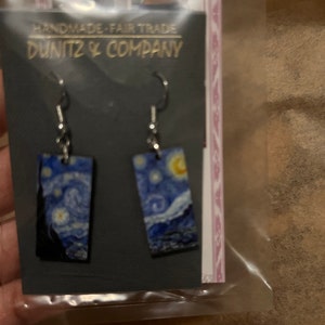 Kandinsky Earrings, Famous Painting concentric Circles by Wassily ...