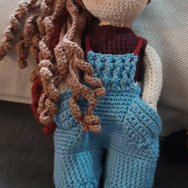 Crochet Pattern Tess, Pattern Includes Doll, Clothes and Little Duck ...