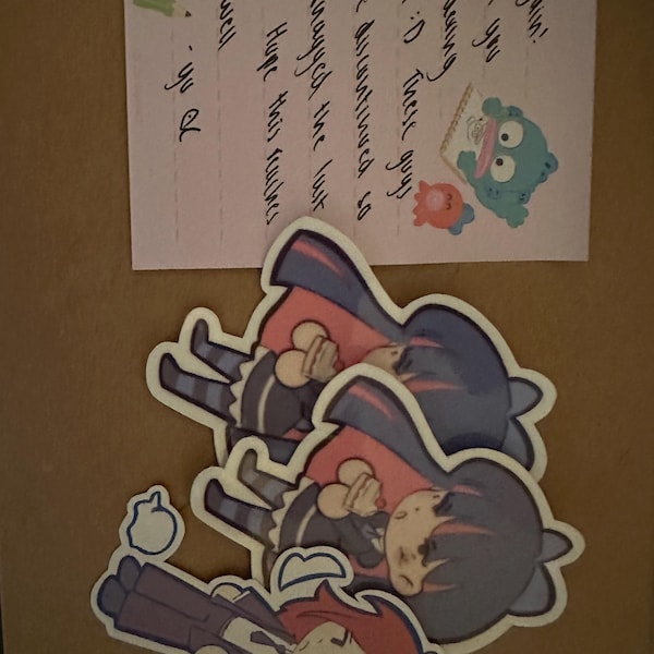 Coral Glasses, Taski Maiden, Ena, Mitu Glossy Sticker, Ena Dream BBQ, 2 ...