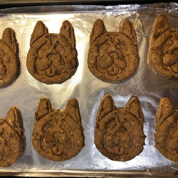 Akita Dog Cookie Cutter - Dog Face Cookie Cutter - Etsy