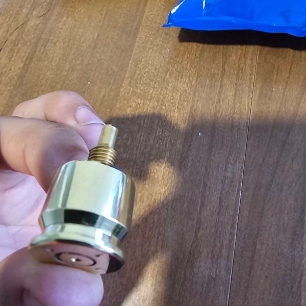 45 Caliber Nickel Bullet Casing Valve Stem Caps, Novelty Valve Caps ...