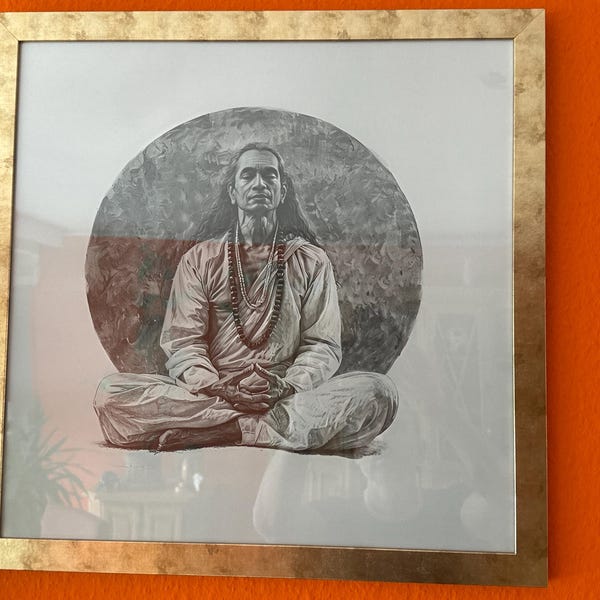 Unframed Portrait of Ramana Maharshi | Bhagavan Photo | Sage Reminder ...