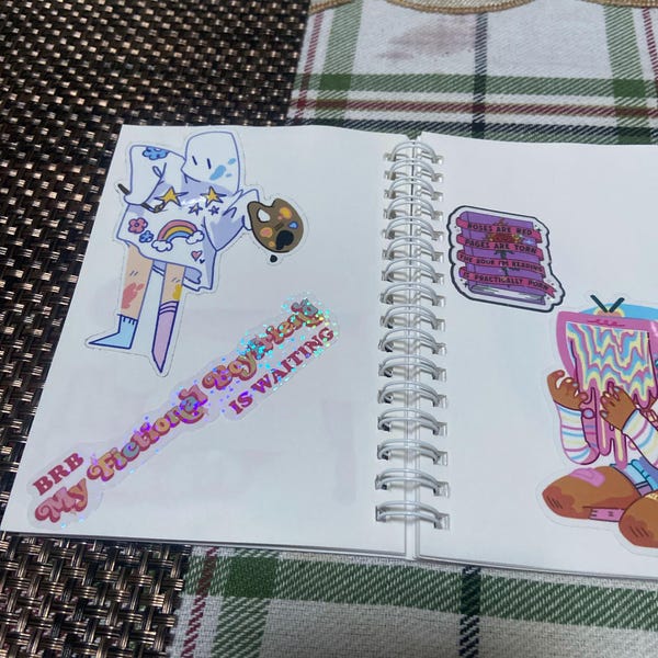 BRB Book Boyfriend Sticker - Etsy