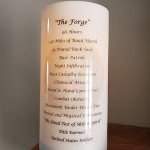 Army Forge Candle DECAL clear Sticker - Etsy
