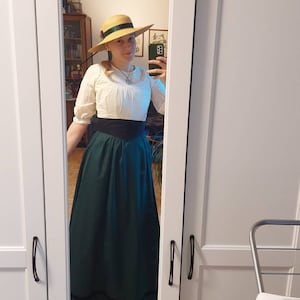 VAD Nurse Uniform Full Apron Handmade WW1 WWI Historical Costume ...